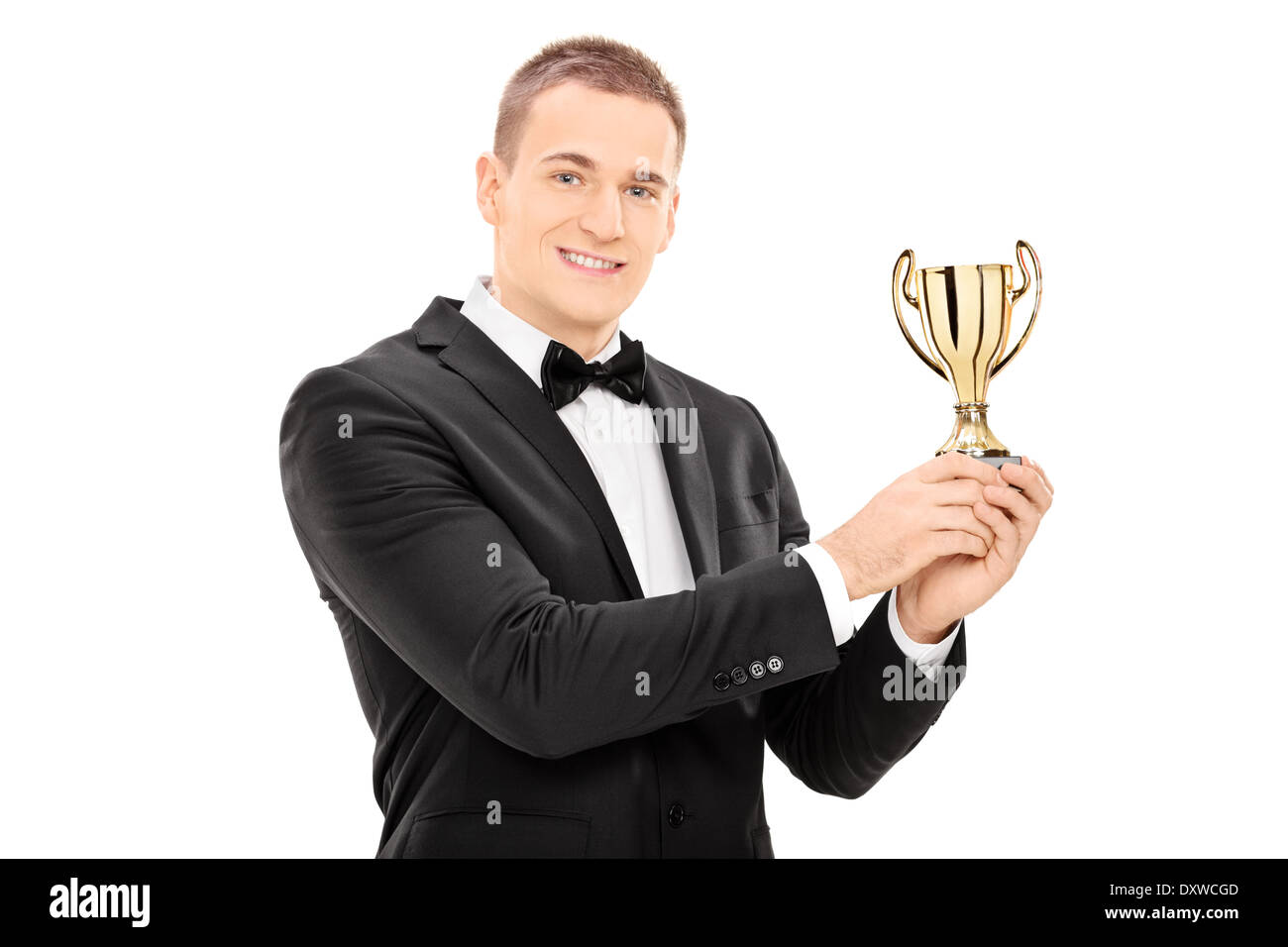 Trophy man suit hi-res stock photography and images - Alamy
