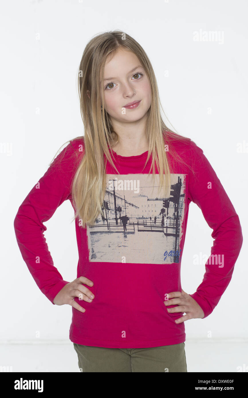 Amona Assmann promoting ARD TV christmas series "Sechs auf einen ...