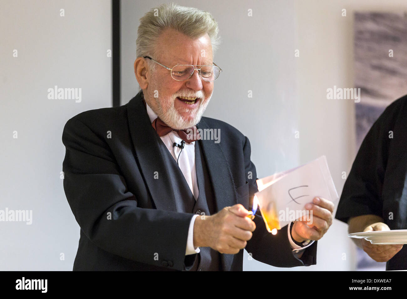 Magician Peter Kersten aka Zauberpeter ala The Magic Doctor performing ...