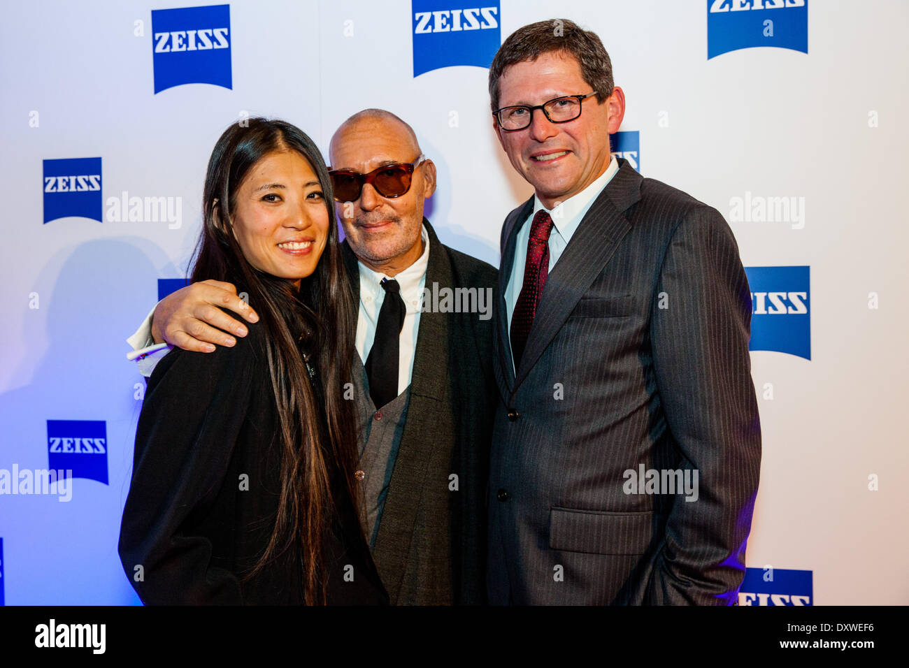 Ayako Yoshida Michel Comte and Michael Kaschke at the "First View" of ...