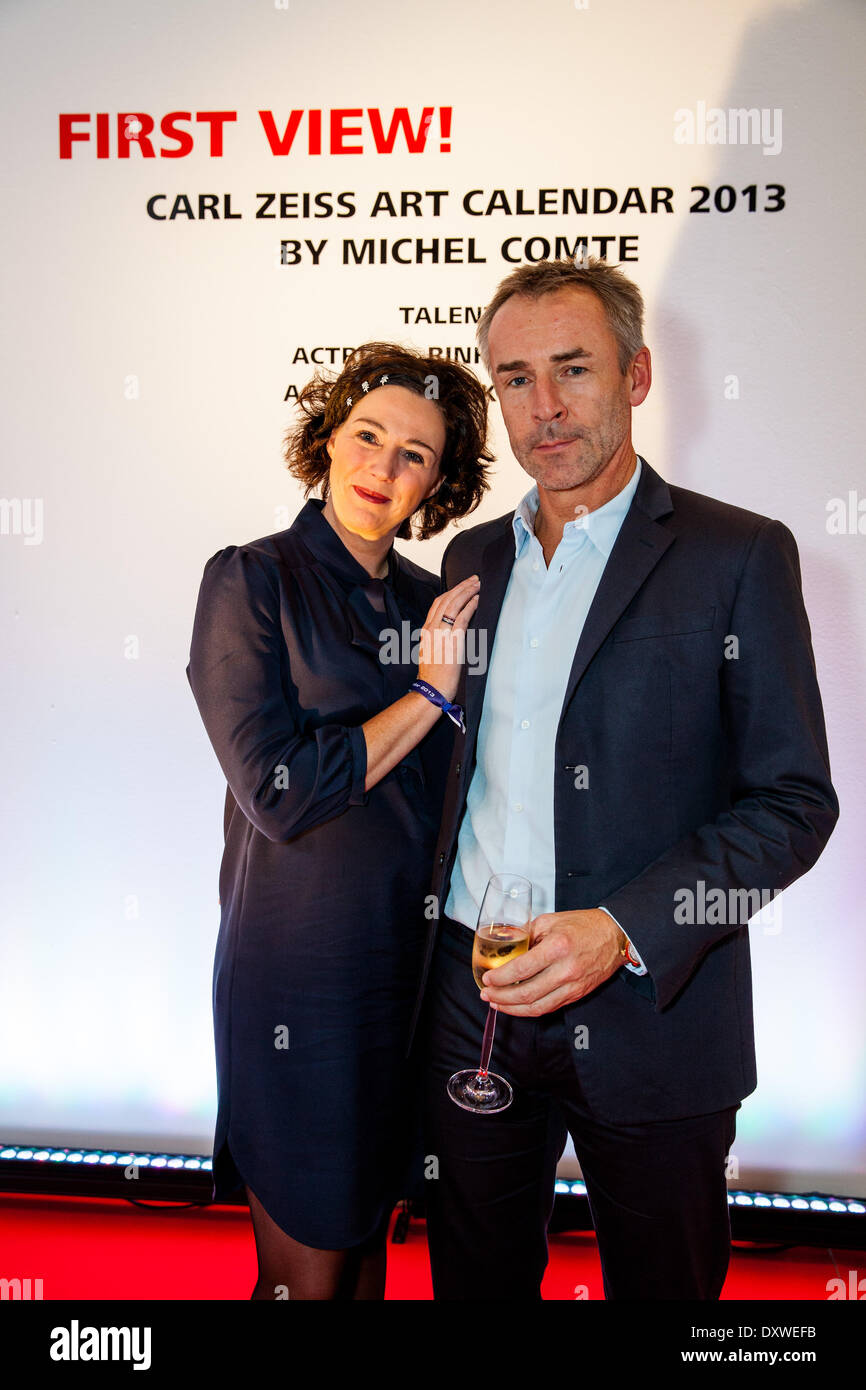 Idiko von Kuerthy and Sven Michaelsen at the "First View" of Carl Zeiss ...