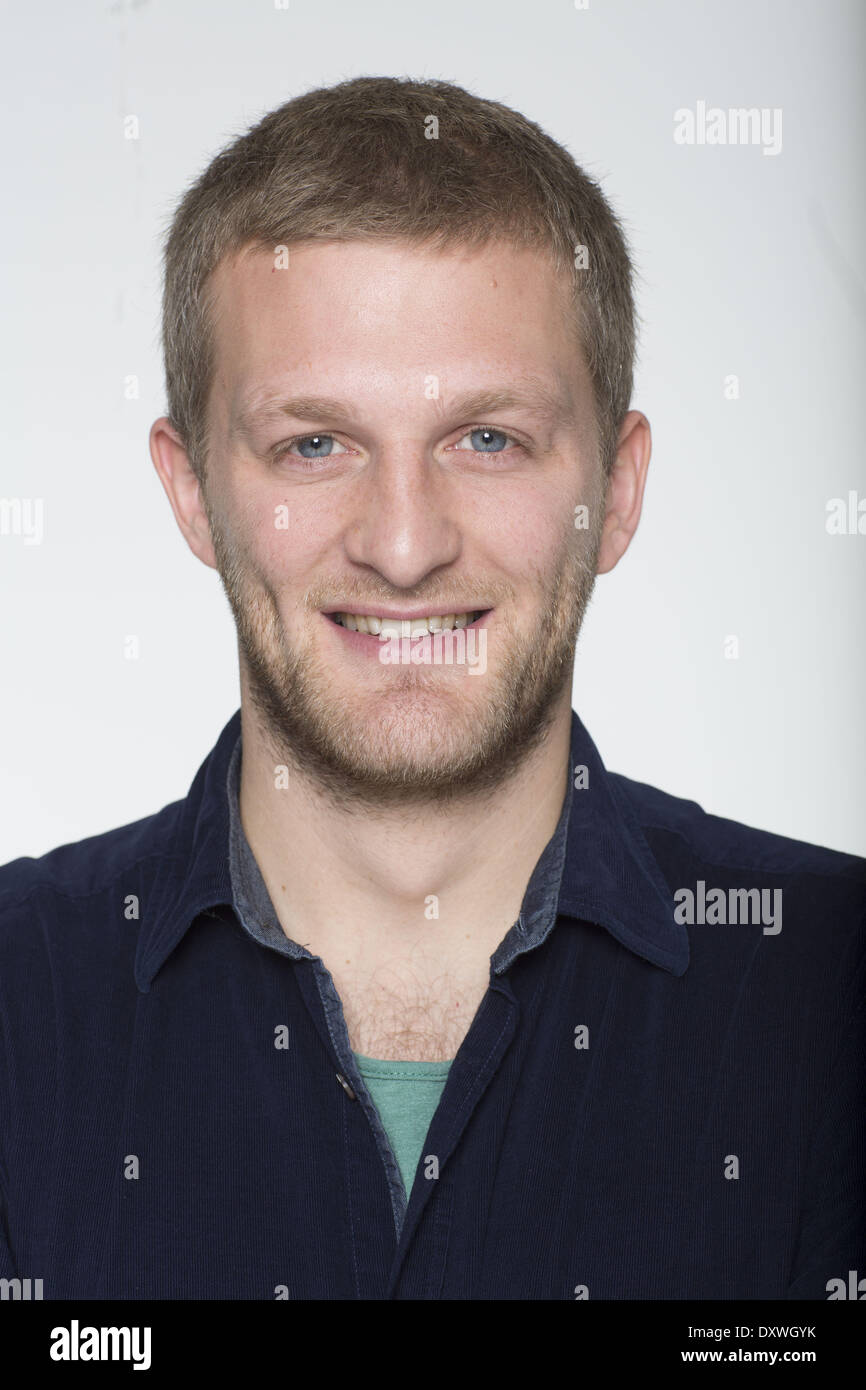 Bo Hansen promoting German ARD TV telenovela 'Rote Rosen' at Briese ...