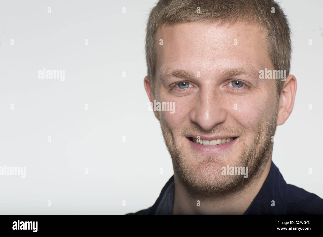 Bo Hansen promoting German ARD TV telenovela 'Rote Rosen' at Briese ...