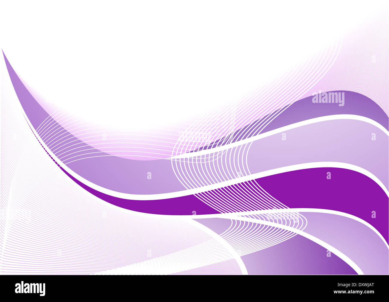 Vector violet abstract wave; clip-art Stock Photo - Alamy