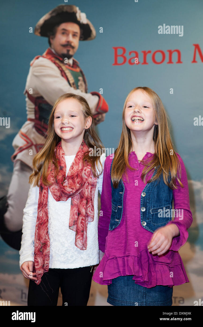 Isabelle and Helen Ottmann promoting the ARD TV mini-series "Baron ...