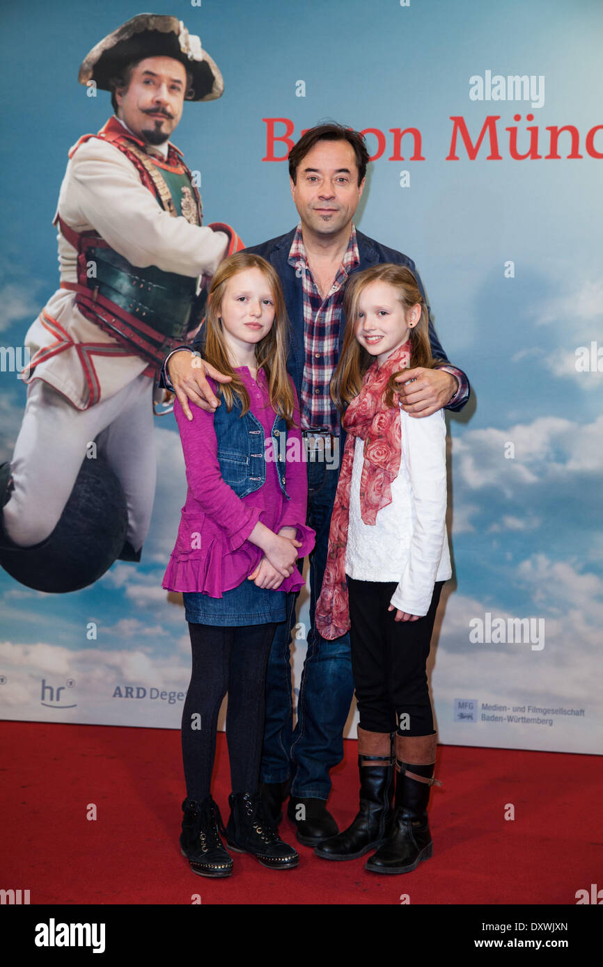 Helen Ottmann Jan Josef Liefers and Isabelle Ottmann promoting the ARD ...