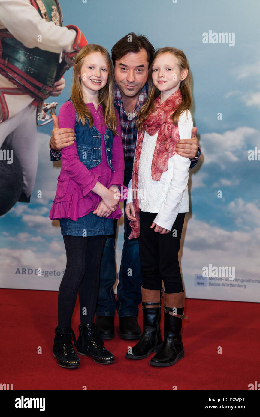 Helen Ottmann Jan Josef Liefers and Isabelle Ottmann promoting the ARD ...