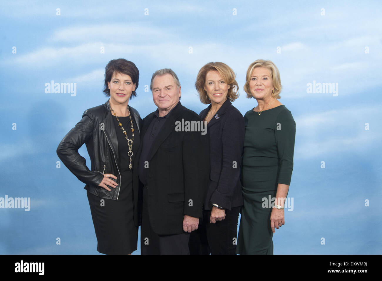 Janina Hartwig Fritz Wepper Gaby Dohm Jutta Speidel at photocall to ...