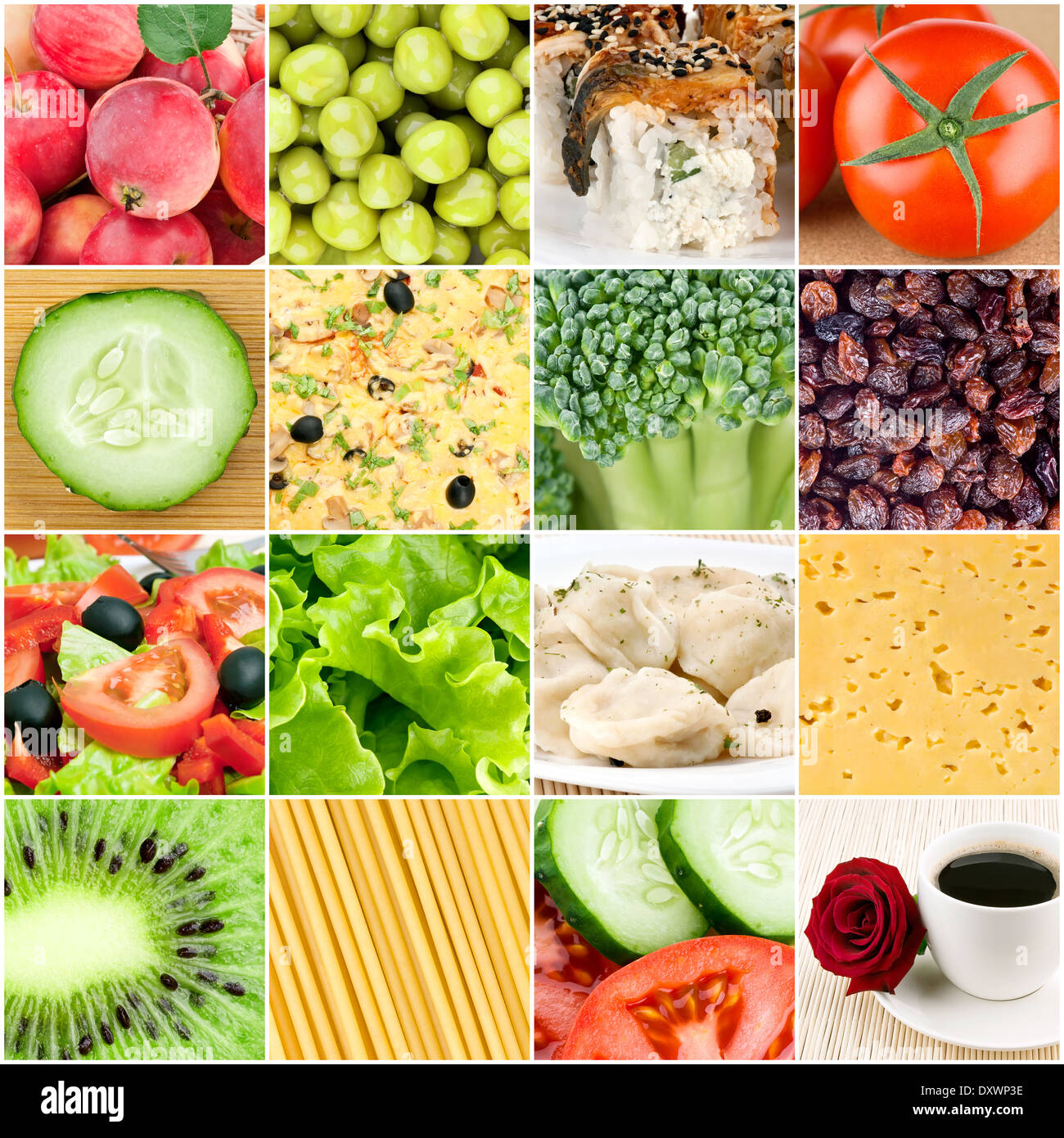 Healthy Food Collage