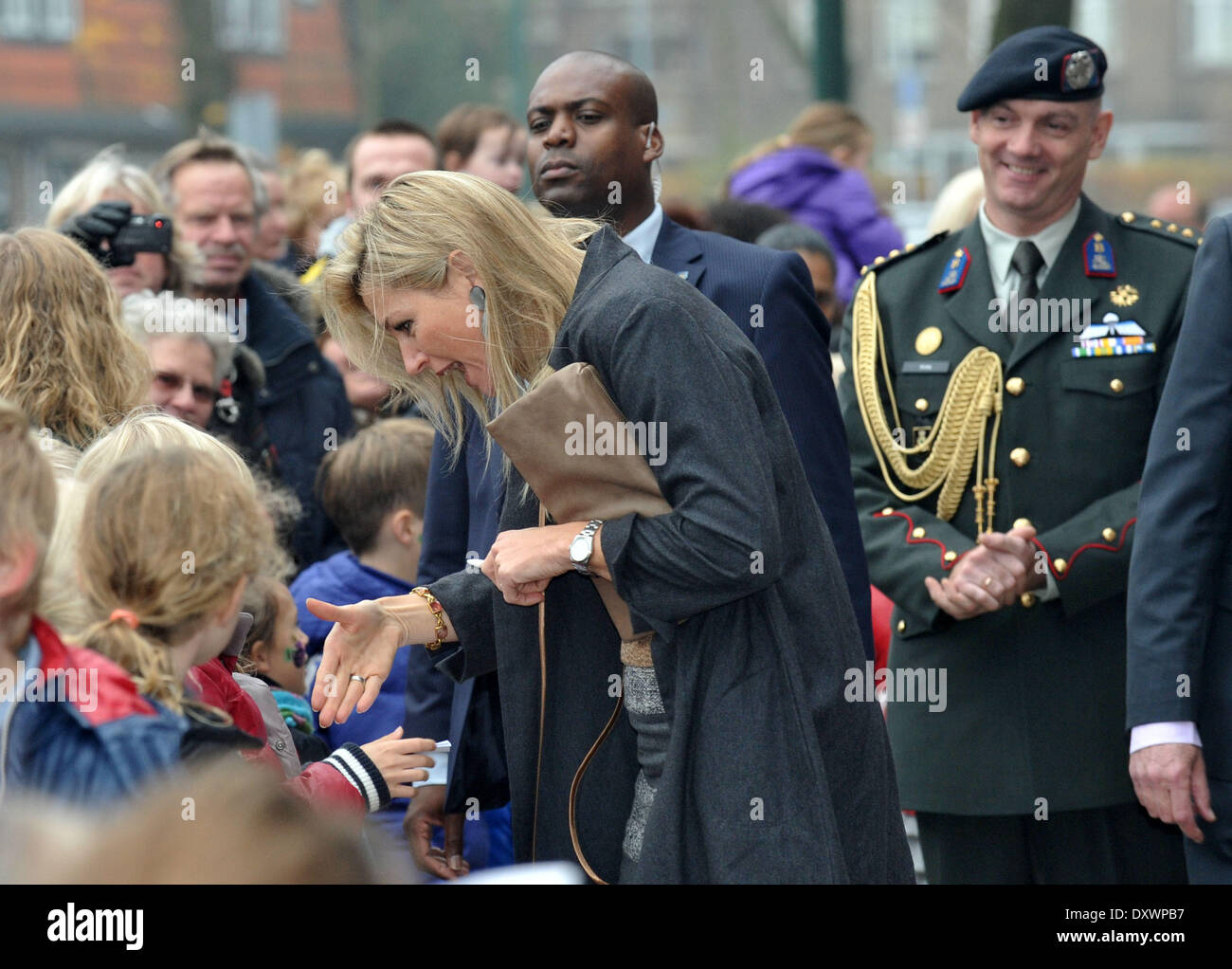 Princess Maxima of The Netherlands at the start of the Moneyweek at the ...