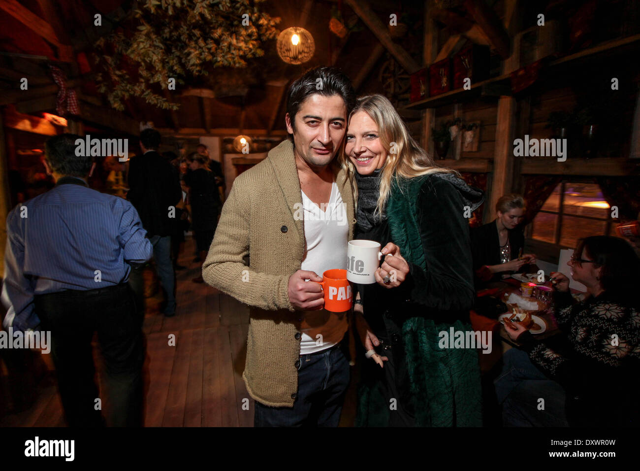 Adrian Can and Nicole Böttcher at the launch of jewelry collection of ...