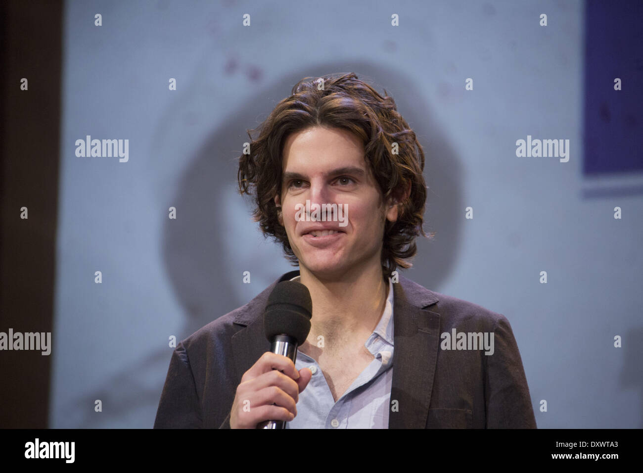 Alex Timbers at press conference for Rocky - Das Musical at TUI ...