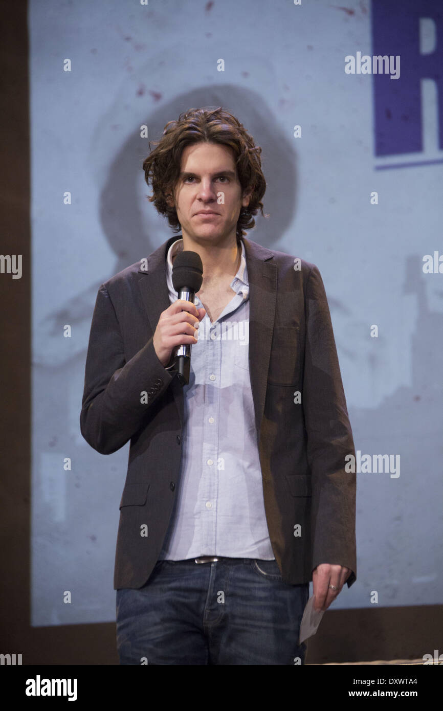 Alex Timbers at press conference for Rocky - Das Musical at TUI ...