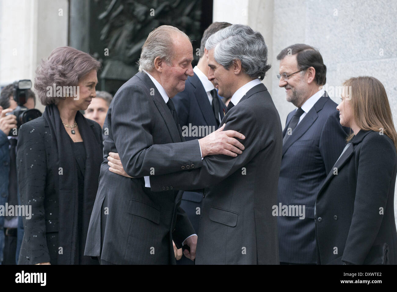 Madrid, Spain. 31st Mar, 2014. King Juan Carlos of Spain attend the ...