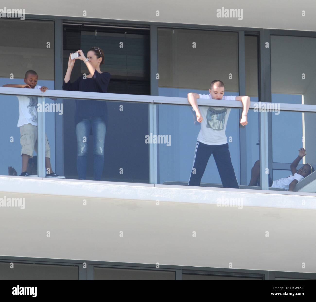 Rocco Ritchie Madonna and her children Lourdes, Rocco, Mercy, David and ...