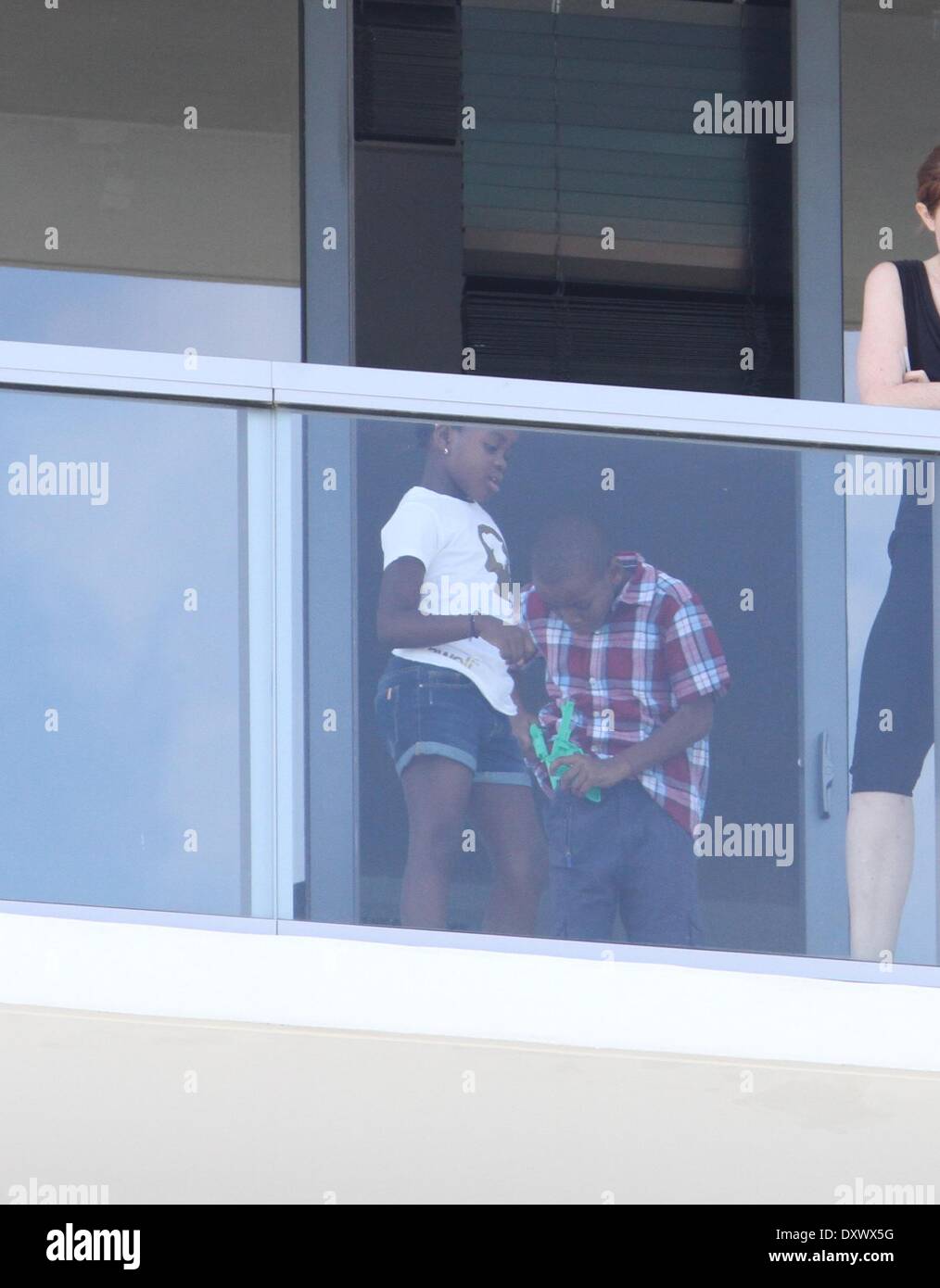 Rocco Ritchie Madonna and her children Lourdes, Rocco, Mercy, David and ...