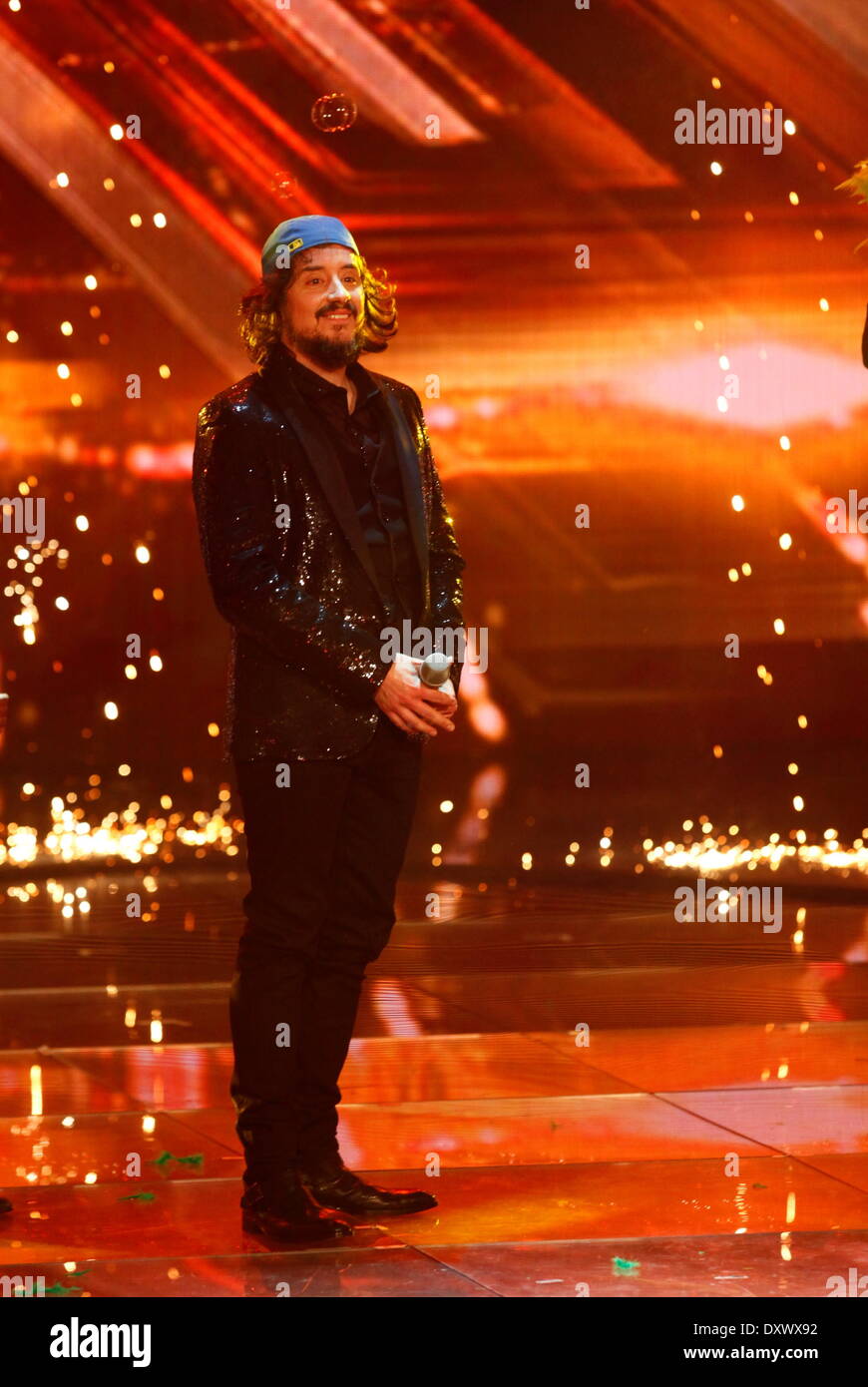 Mrs Greenbird winning the finale of German VOX TV show "X Factor" at ...