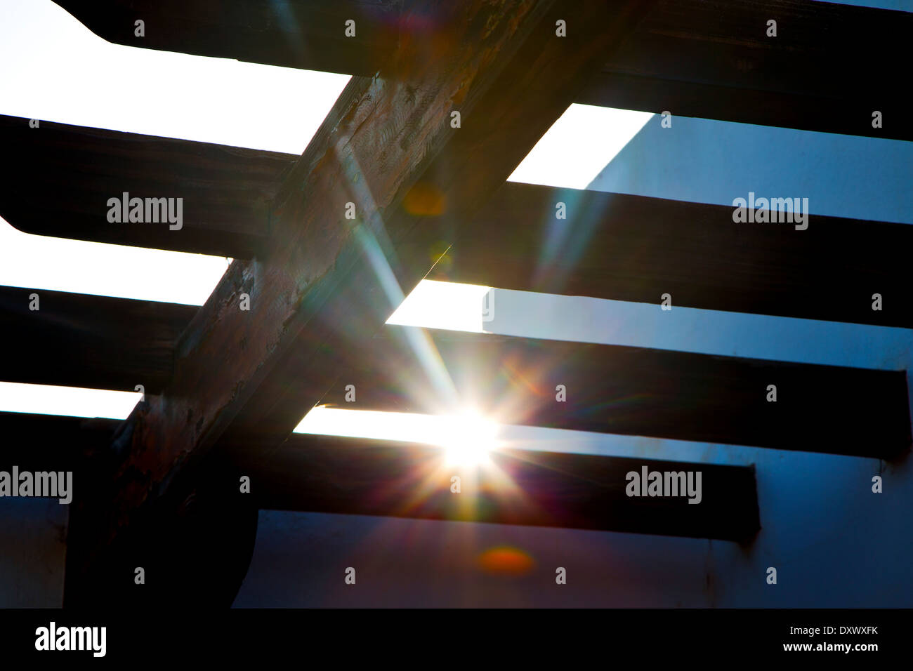 sun in concrete Stock Photo - Alamy