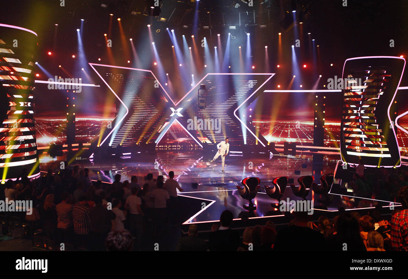 Jochen Schropp at the finale of German VOX TV show "X Factor" at MMC ...