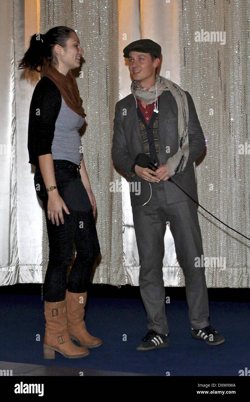 Julia Scheel Tom Schilling celebrating the 10.000th 'OH BOY' - movie ...
