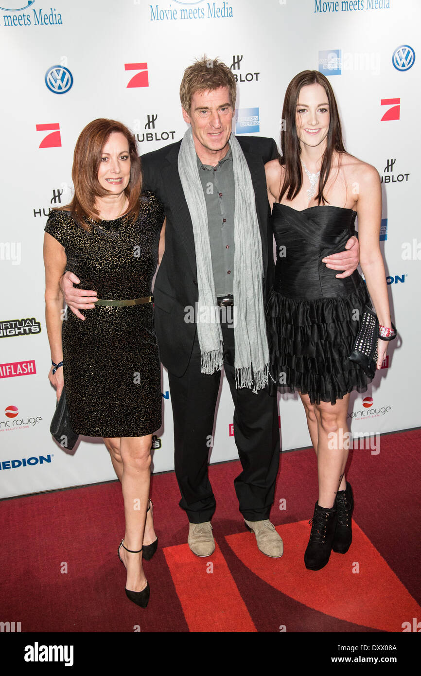 Uli Stein with Jennifer and Cornelia at Movie meets Media event at ...
