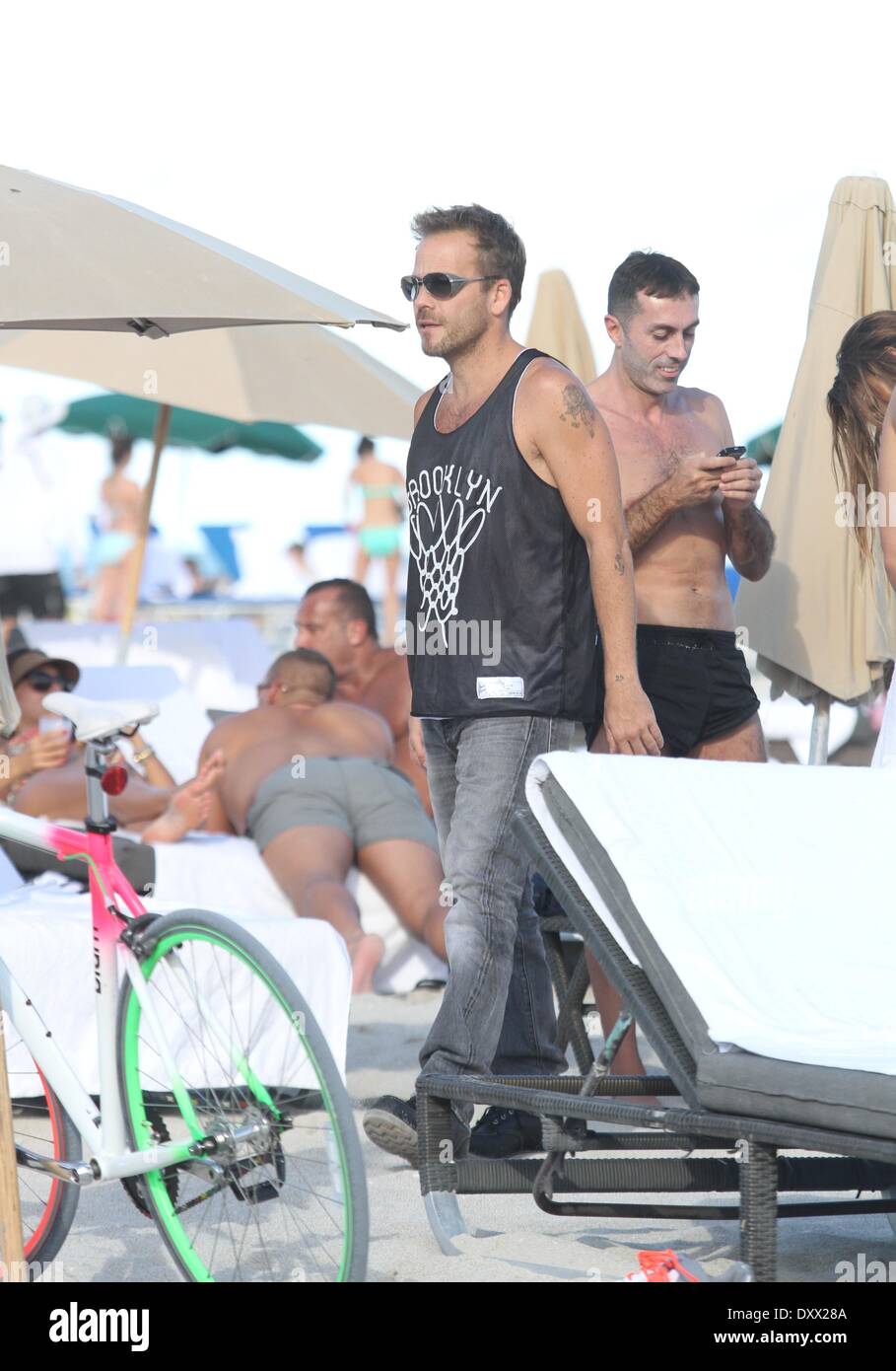 Stephen Dorff Beach EXCLUSIVE** Leilani Dowding Back In The Arms Of Ex