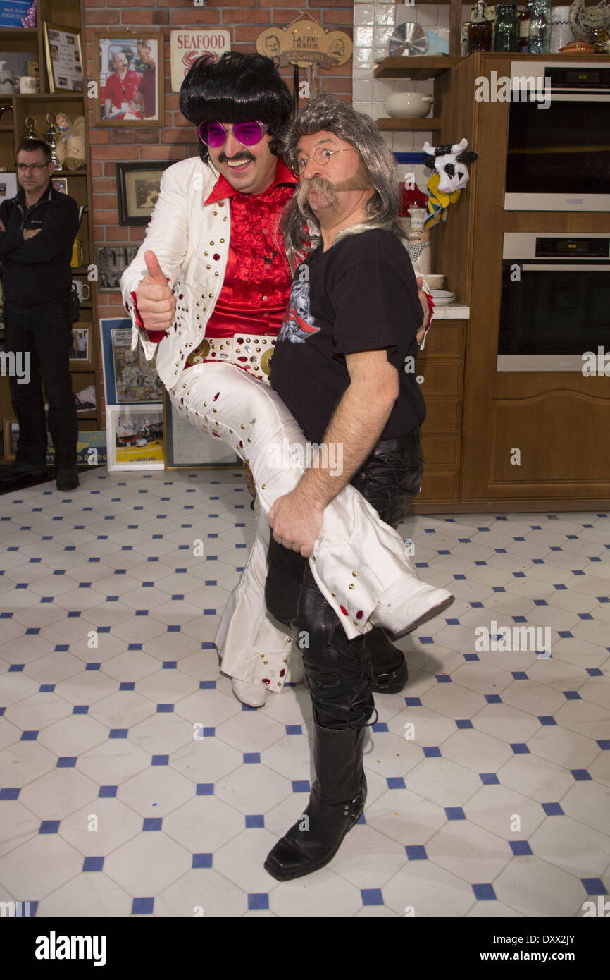 Johann Lafer Horst Lichter recording a carnival episode of German ...