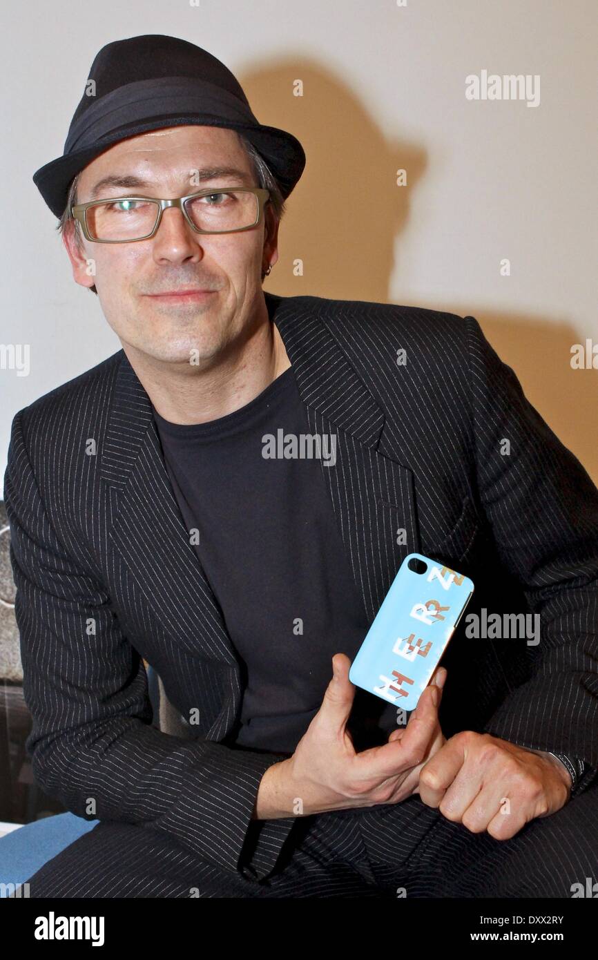 Tom Baecker at the charity event 'Casemas' in BASE camp mobile store in ...