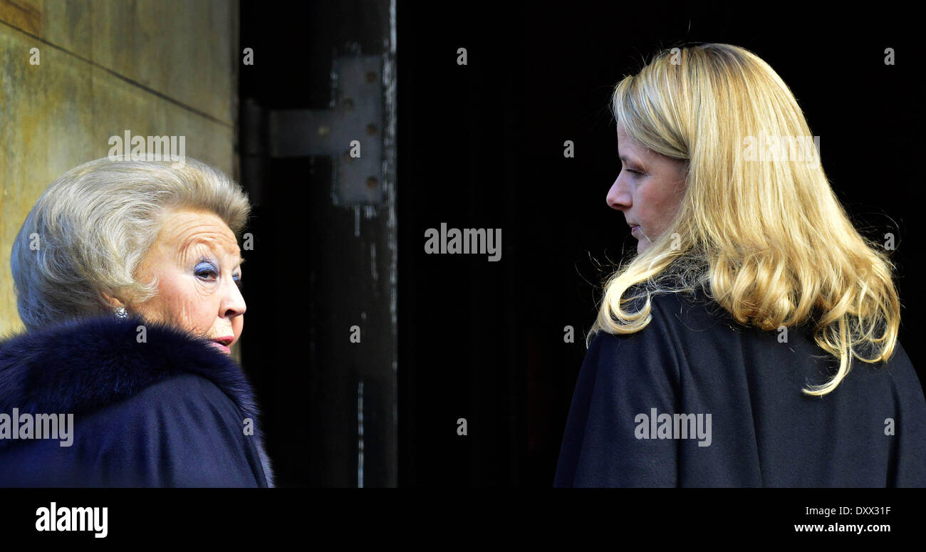 Queen Beatrix and princess Mabel of The Netherlands at the Prince Claus ...