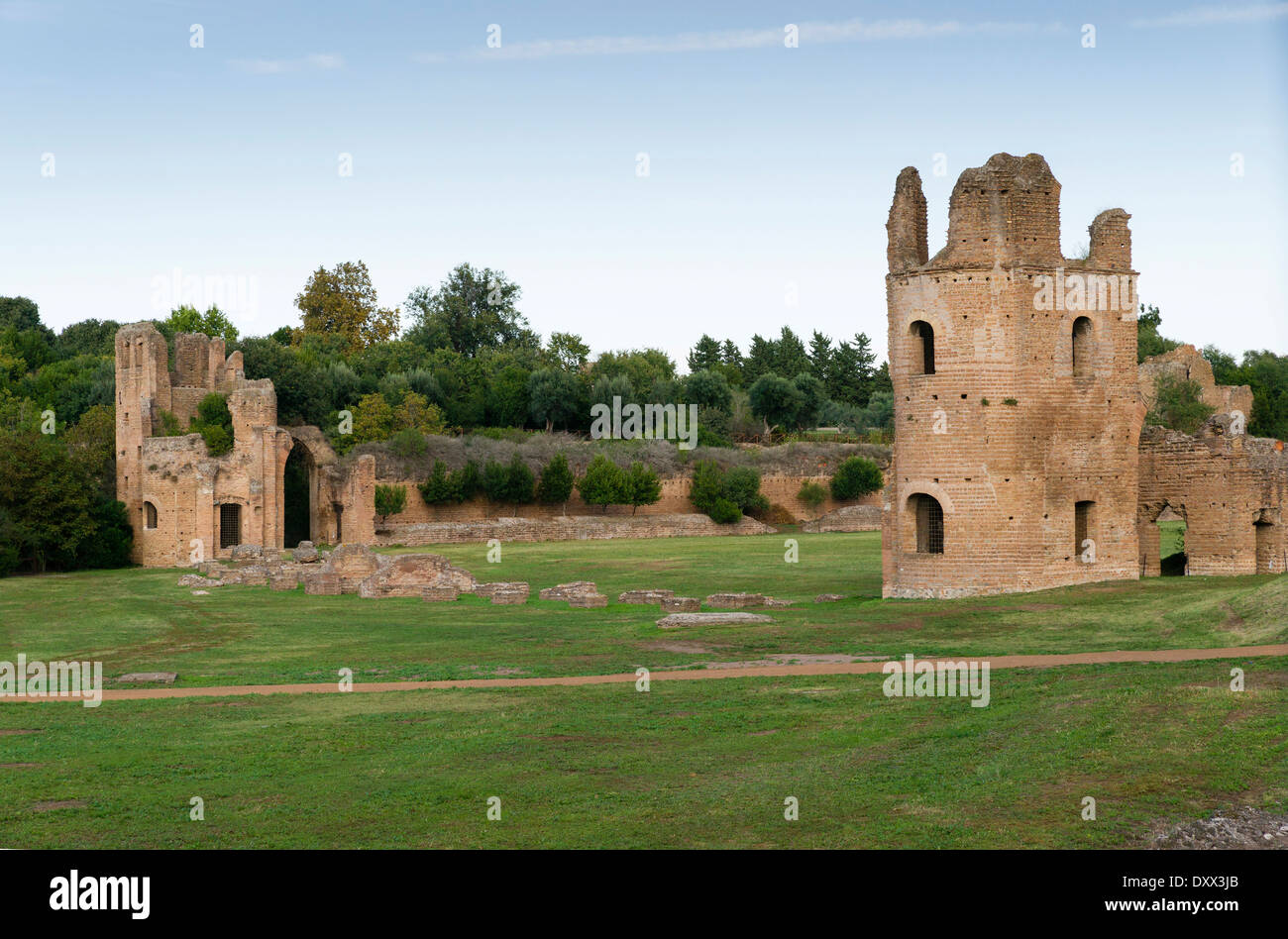 Villa of Massenzio, Via Appia Antica, Rome, Lazio, Italy Stock Photo ...