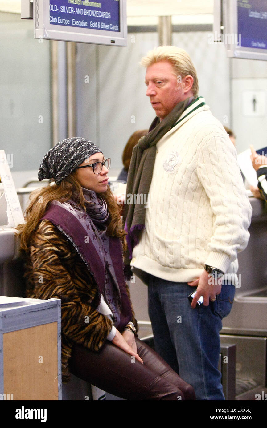 Lilly Becker aka Lilly Kerssenberg and Boris Becker on their way to ...