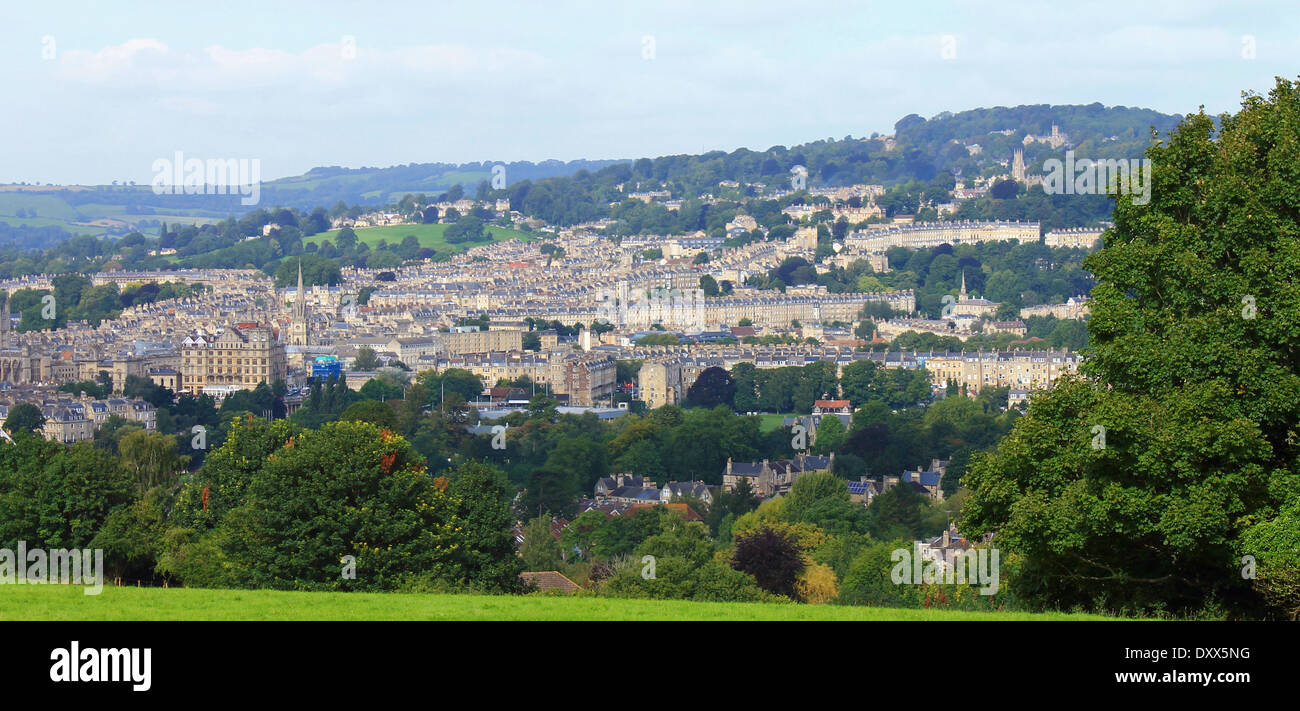 A view of Bath City from the city skyline walk Stock Photo - Alamy