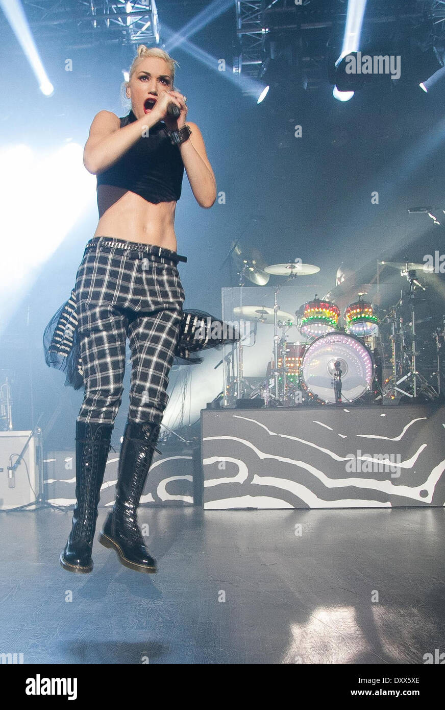 No Doubt performing live in concert at the Mutualite Featuring: Gwen ...