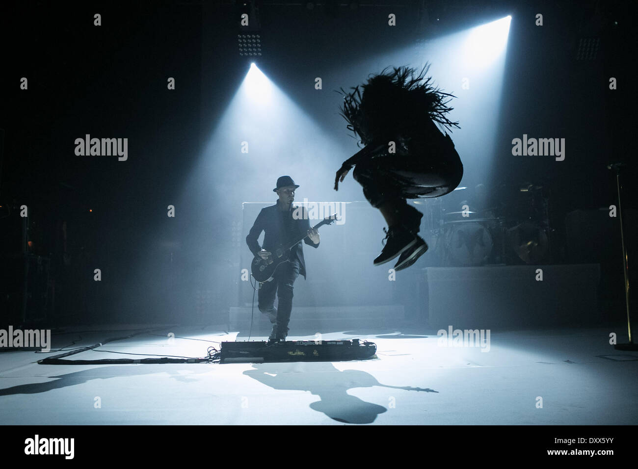 Skunk Anansie performing live in concert at Coliseu dos Recreios ...