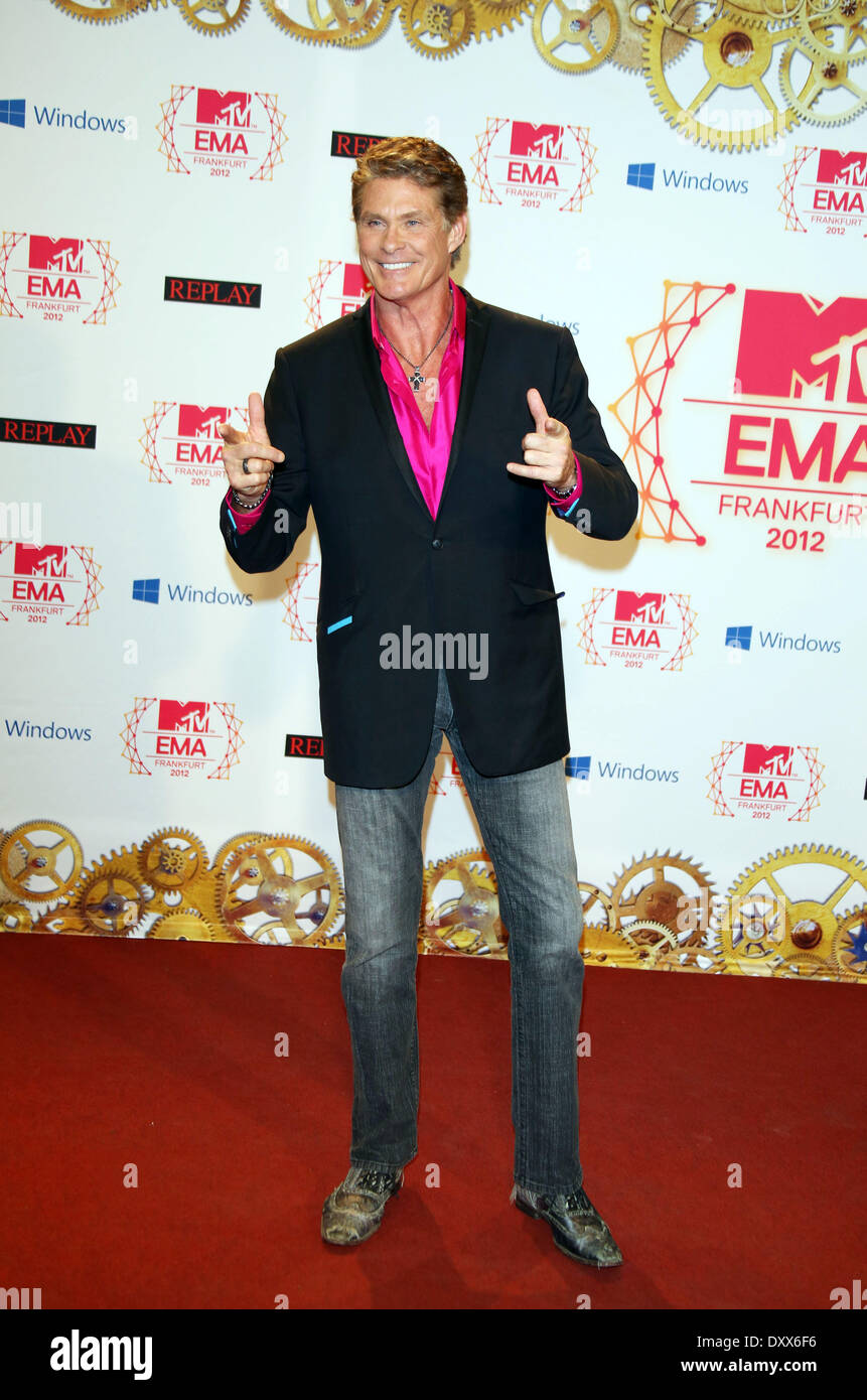 19th MTV Europe Music Awards - Press Room Featuring: David Hasselhoff ...