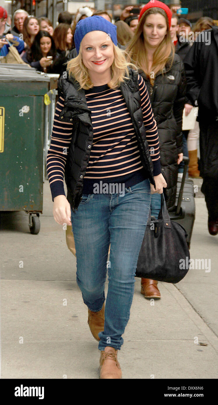 Amy Poehler 'The Late Show with David Letterman' at the Ed Sullivan ...