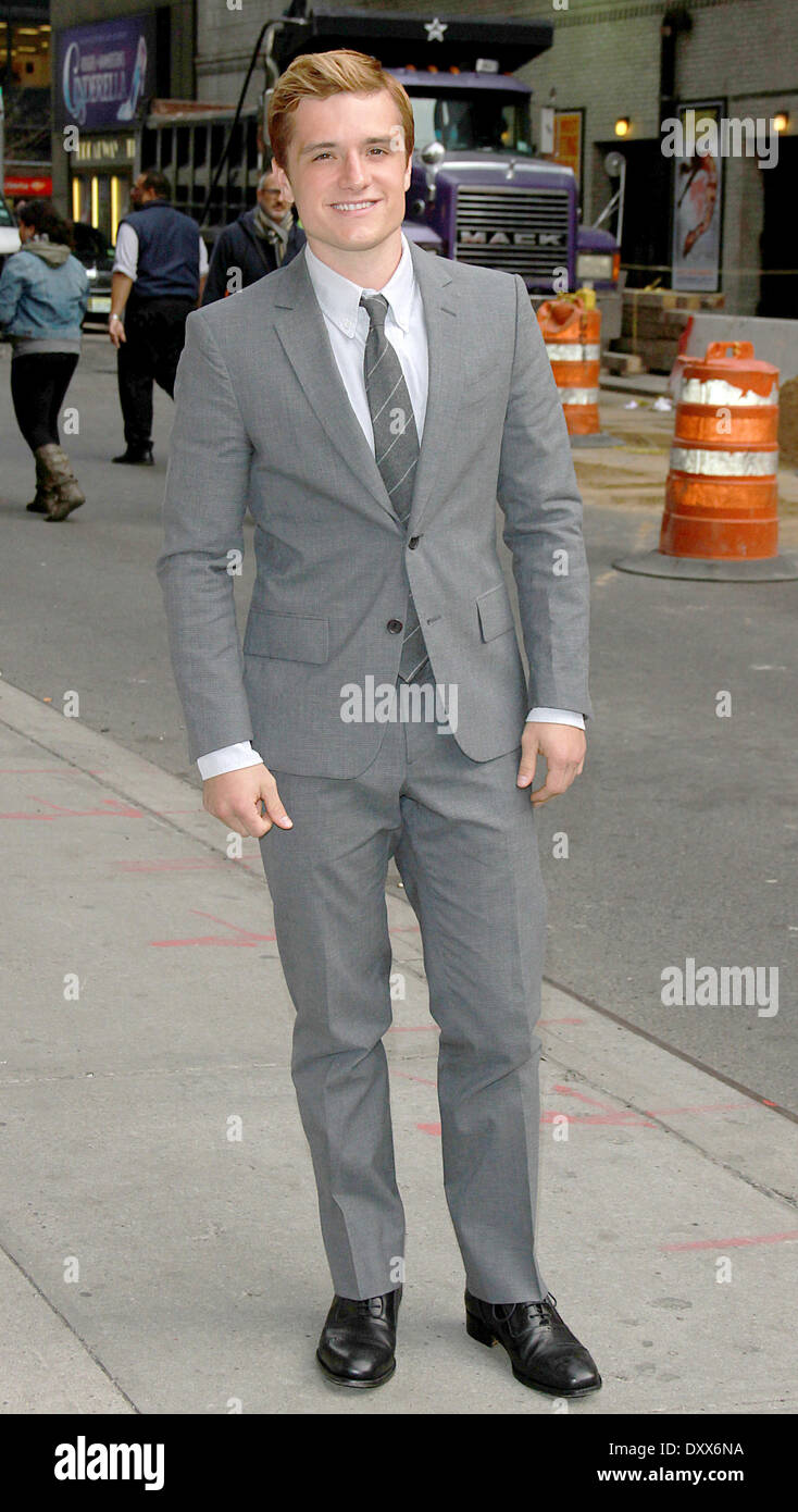 Josh Hutcherson 'The Late Show with David Letterman' at the Ed Sullivan ...