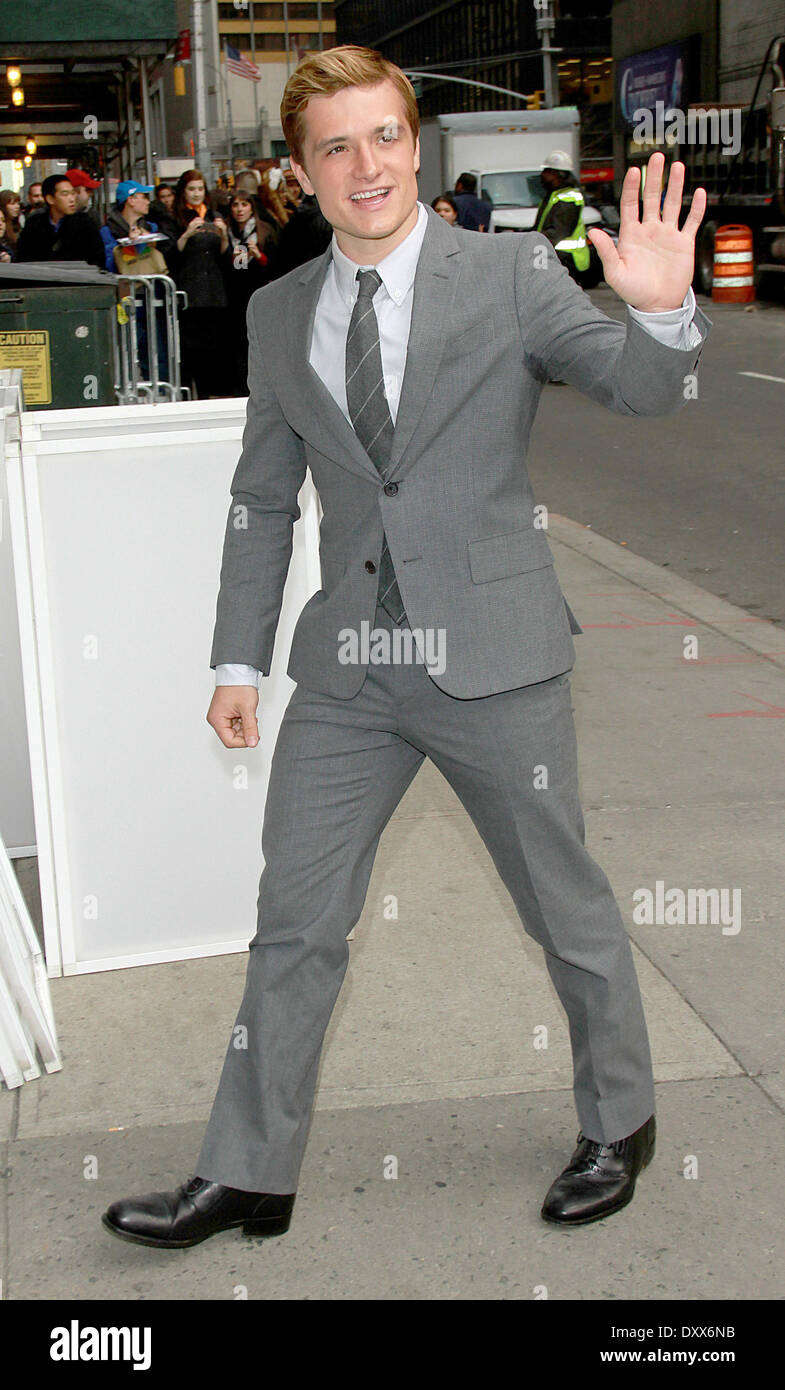 Josh Hutcherson 'The Late Show with David Letterman' at the Ed Sullivan ...
