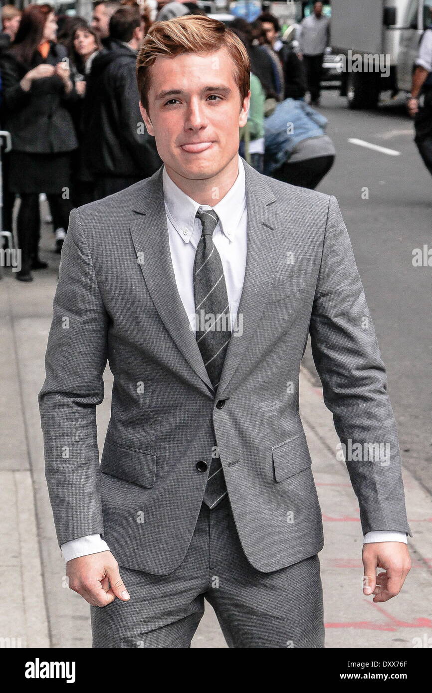 Josh Hutcherson 'The Late Show with David Letterman' at the Ed Sullivan ...