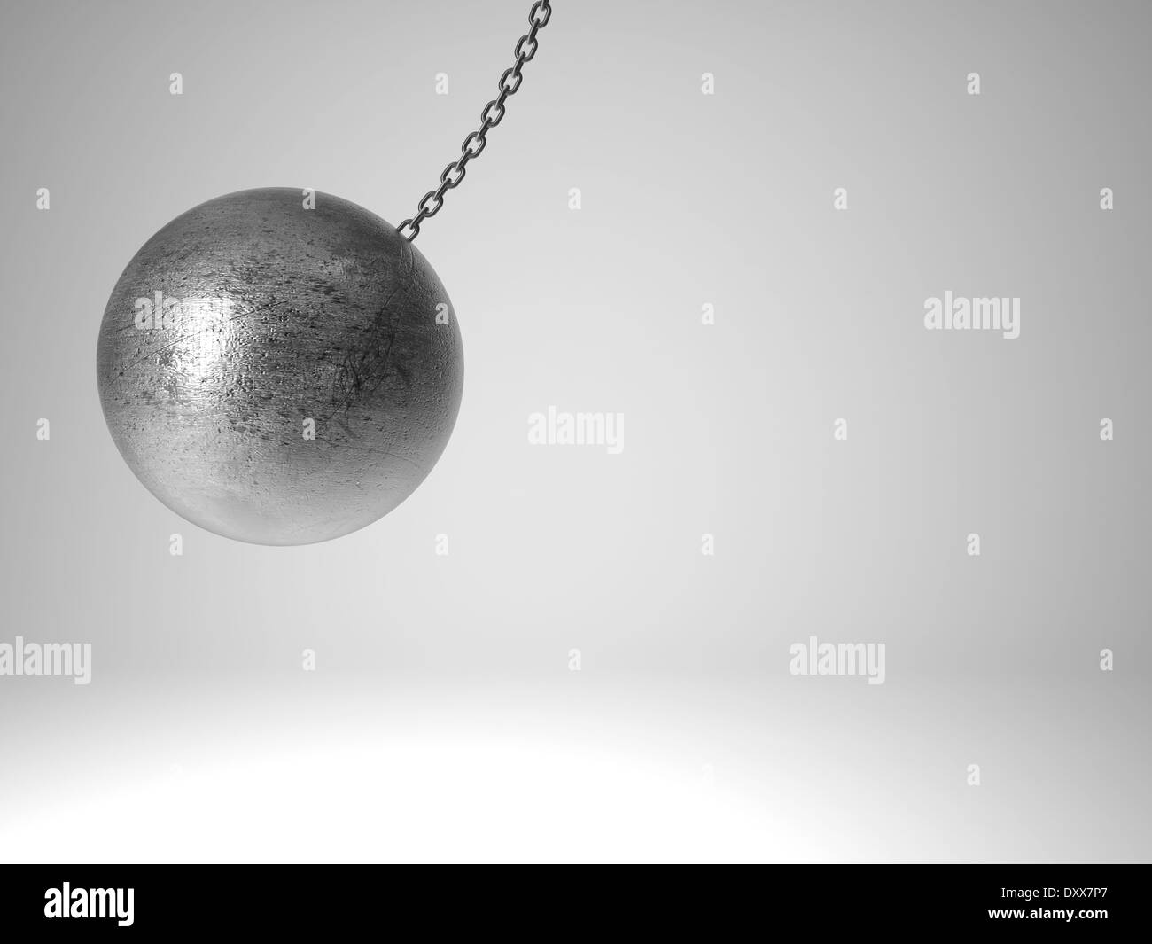 Metal chain swinging heavy hi-res stock photography and images - Alamy