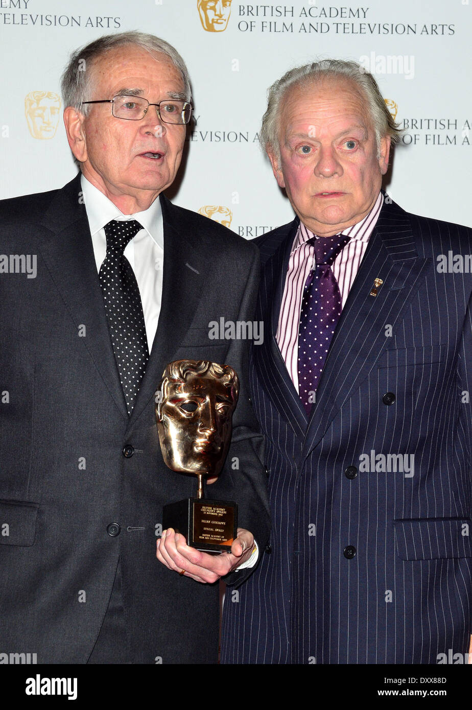 Sir David Jason and Brian Cosgrove British Academy Children's Awards ...