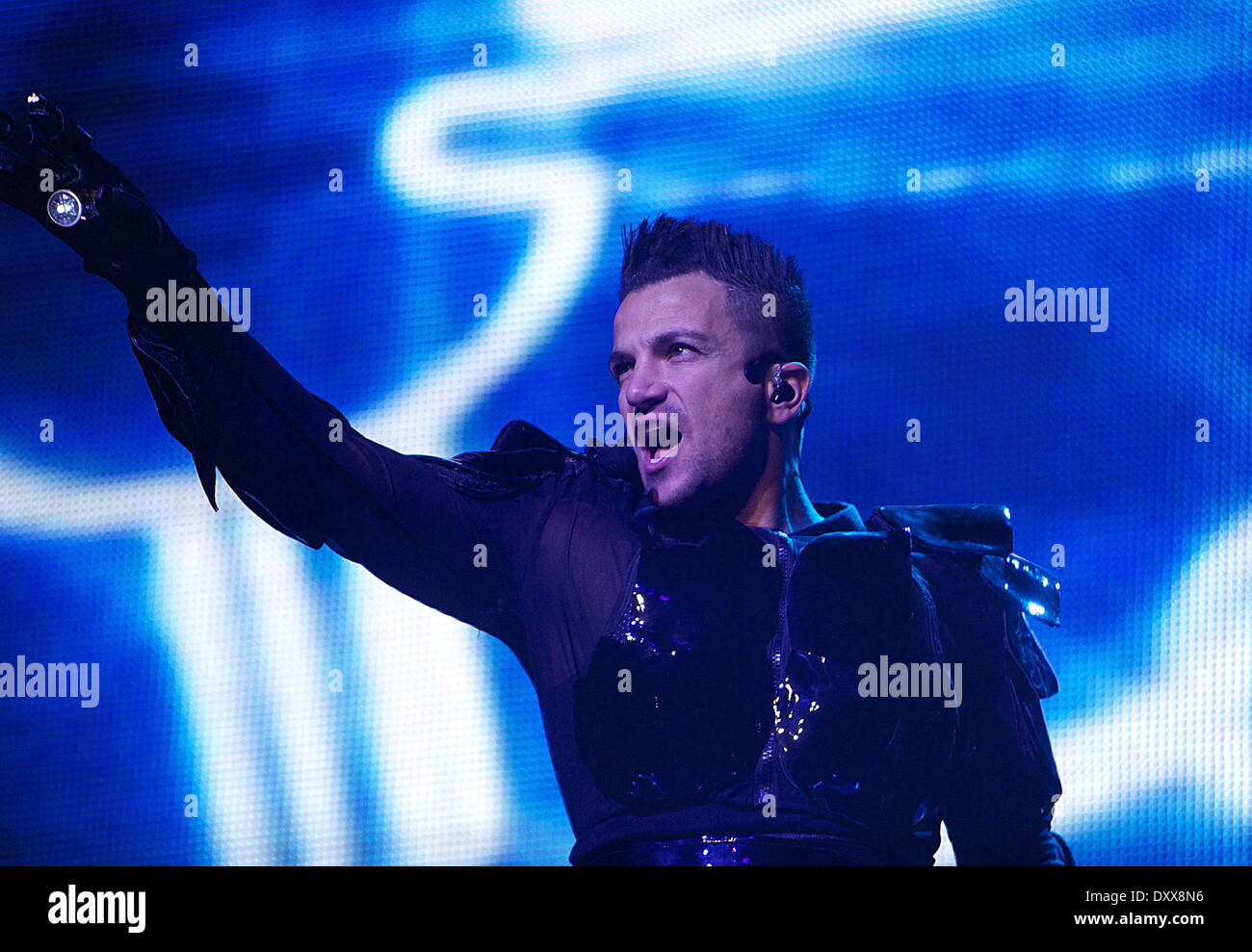 Peter Andre performs during his 2012 'Up Close and Personal' tour at ...