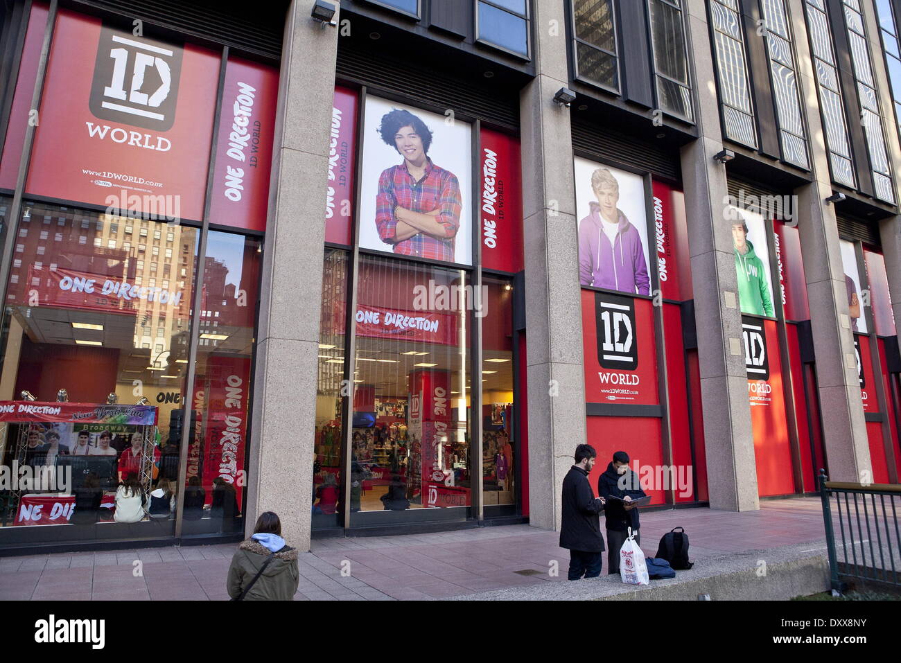 One Direction fans visit the new '1D World' Pop Up Store where they can ...