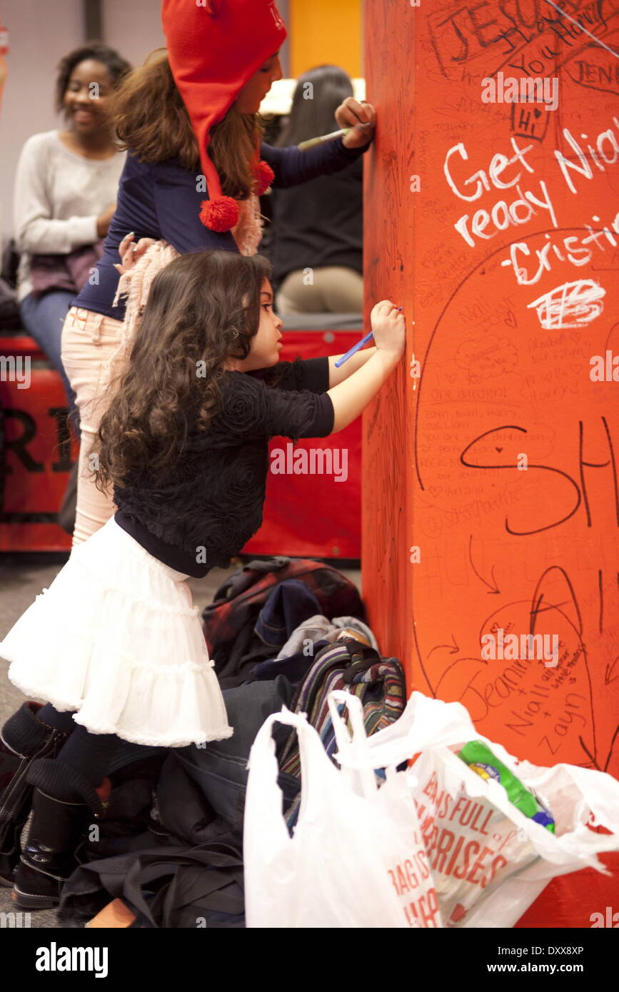 One Direction fans visit the new '1D World' Pop Up Store where they can ...