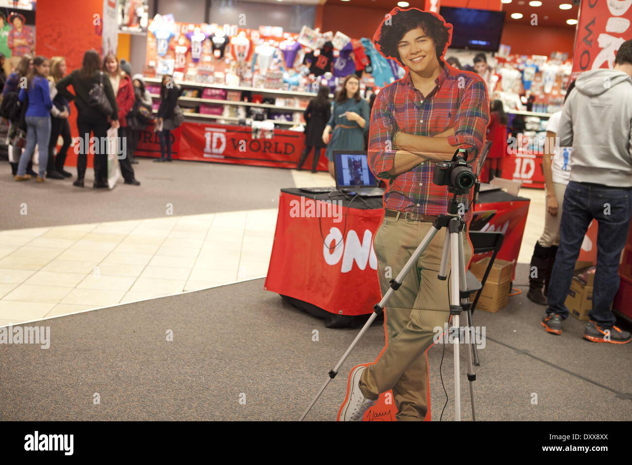 One Direction fans visit the new '1D World' Pop Up Store where they can ...