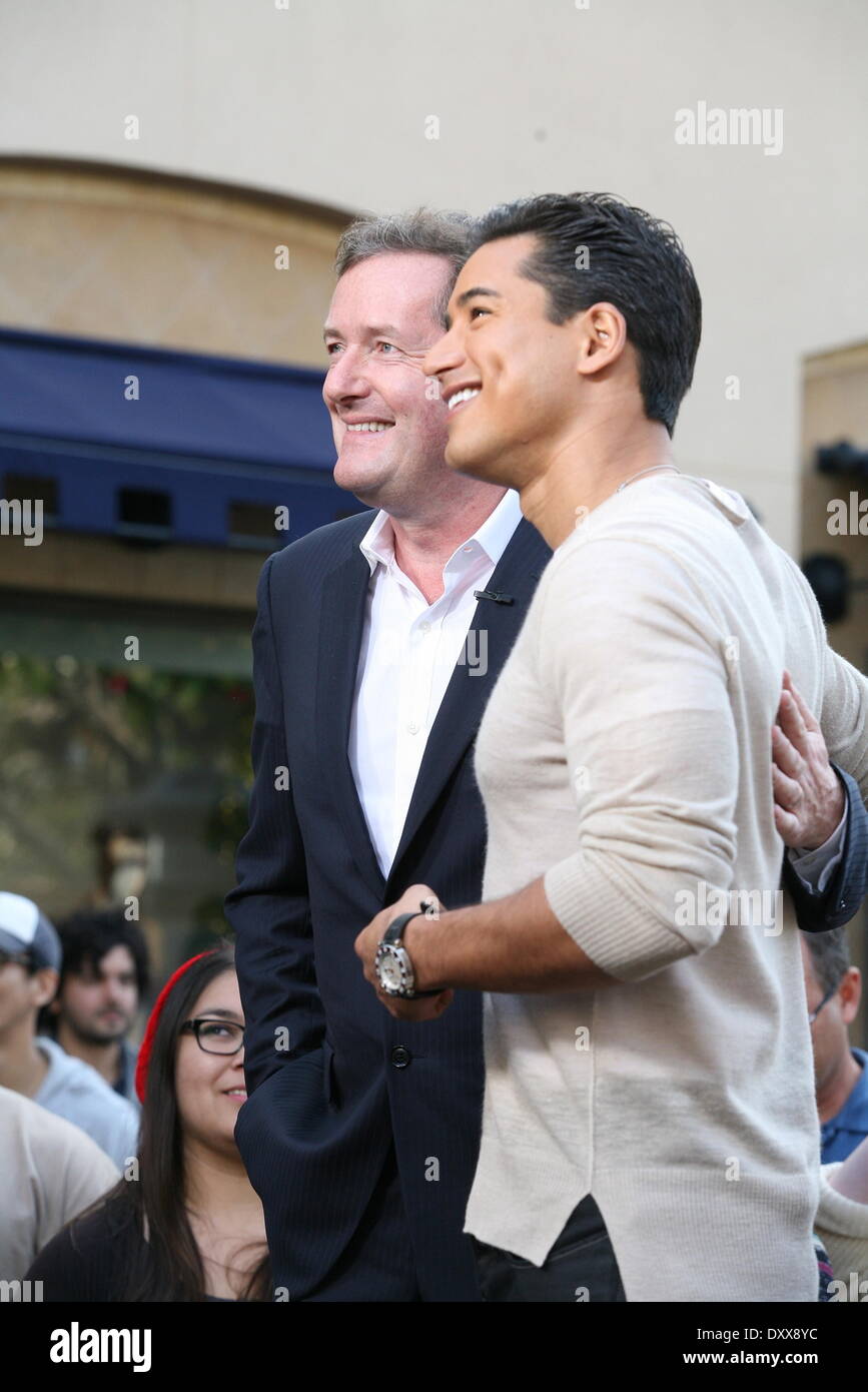 Piers Morgan Celebrities at The Grove to appear on entertainment news ...