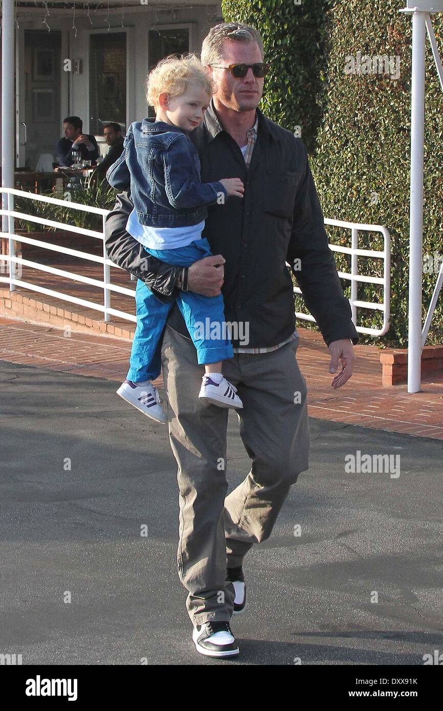 Eric Dane and daughter Billie exits Fred Segal. Moments later Rebecca ...