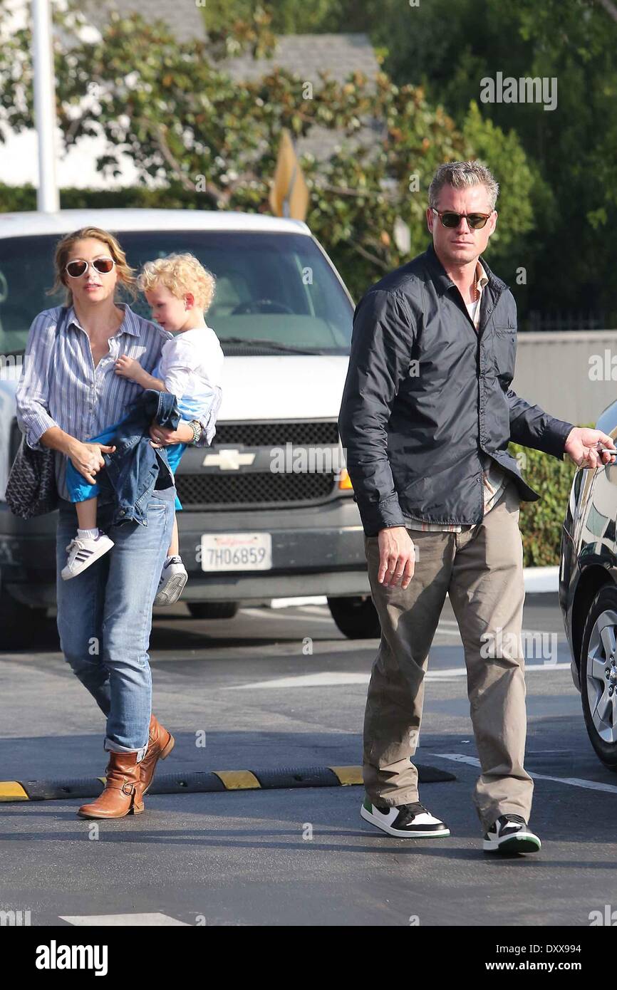 Rebecca Gayheart Husband Eric Dane And Their Daughter Billie Arrives At