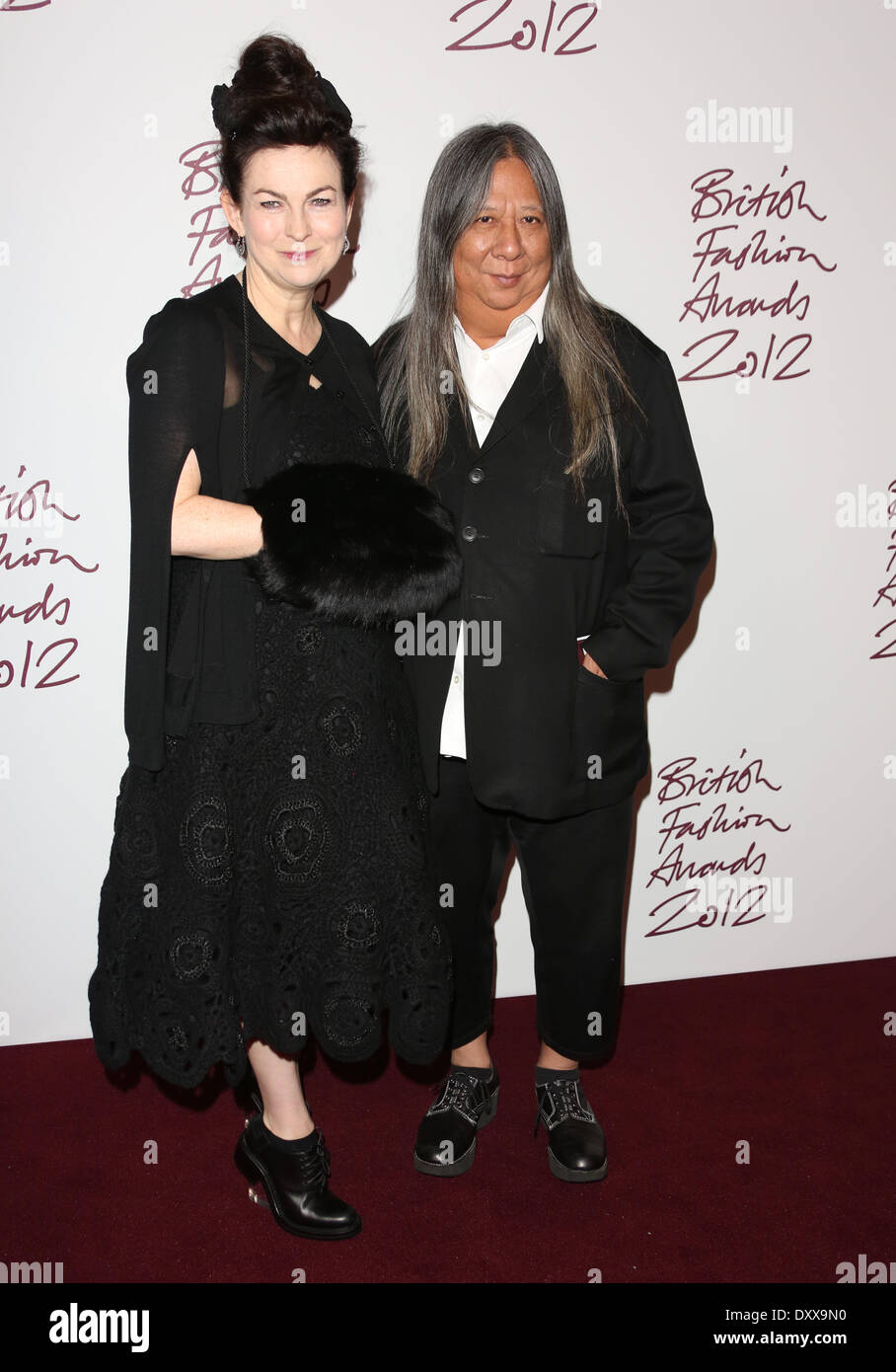 John Rocha and wife Odette The British Fashion Awards 2012 held at The ...