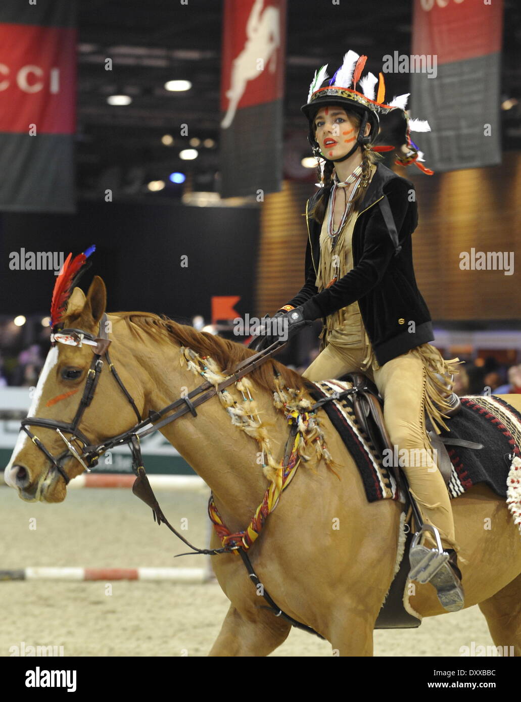 Charlotte Casiraghi Gucci Paris Masters 2012 at Paris Nord Villepinte ...